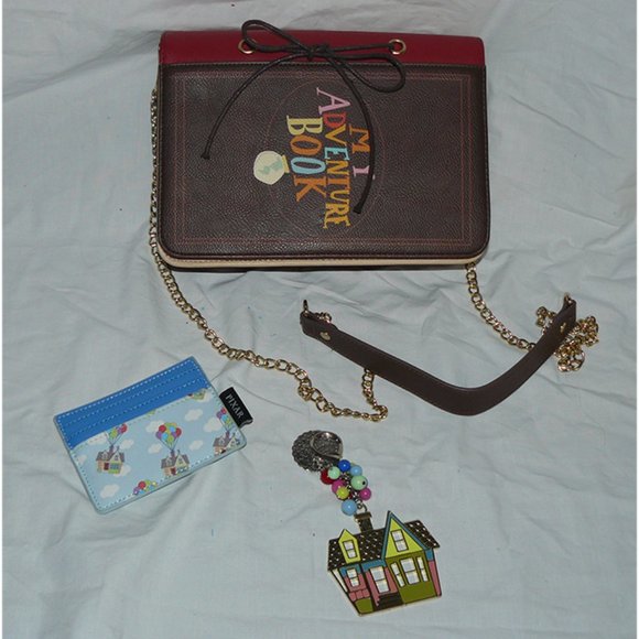 Disney | Bags | Rare Loungefly Up My Adventure Book Crossbody Purse ...